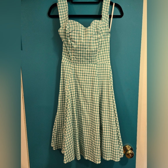 Collectif | Dresses | Collectif Sweetheart Swing Dress Pinup Retro ...